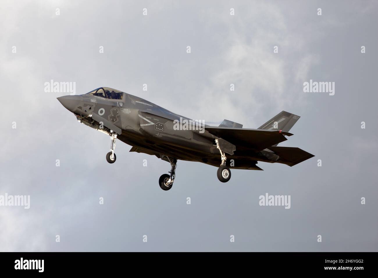 Lockheed Martin F-35B Lightning II, at RAF Marham in Norfolk, England ...