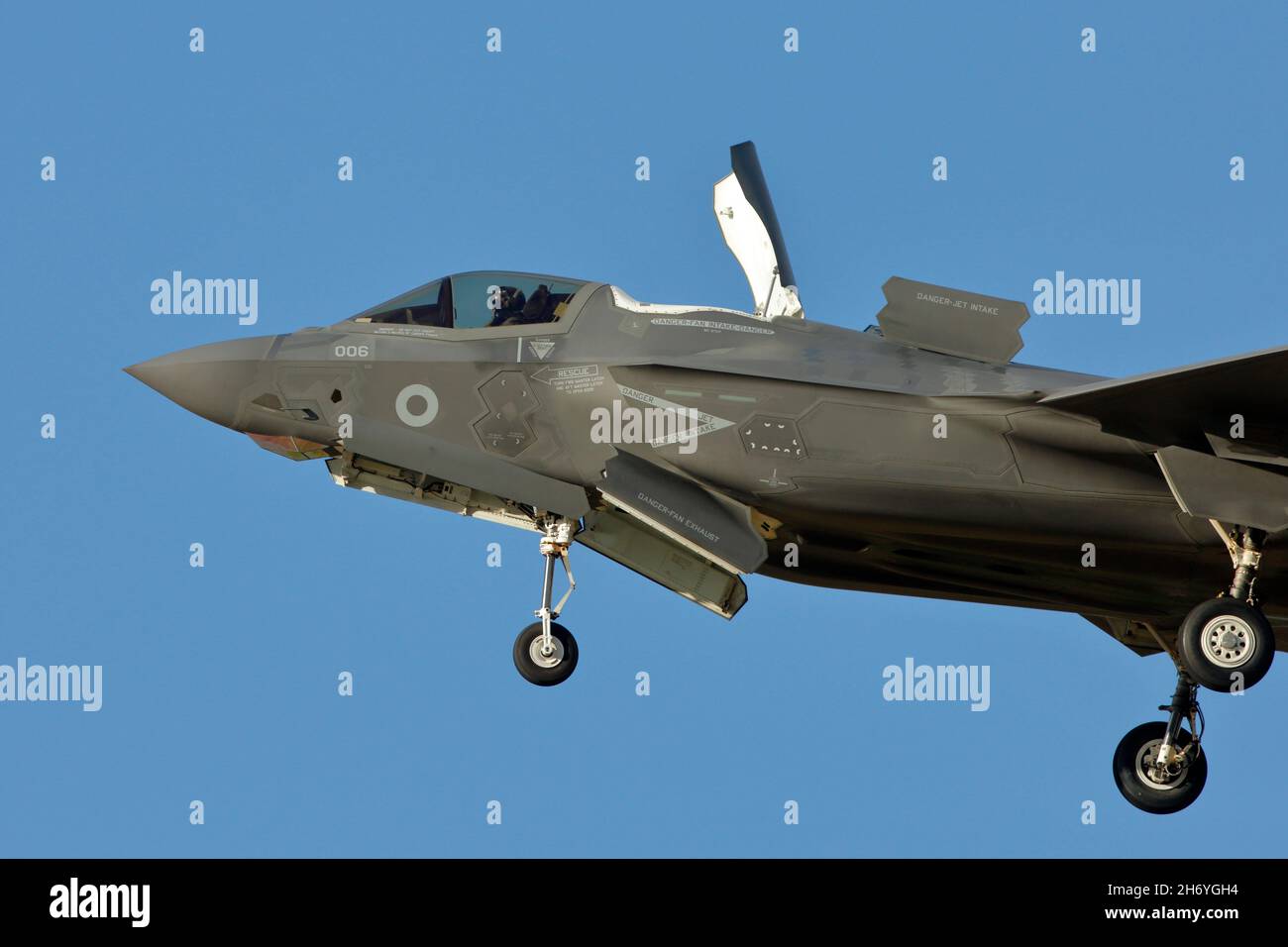 Lockheed Martin F-35B Lightning II, at RAF Marham in Norfolk, England ...