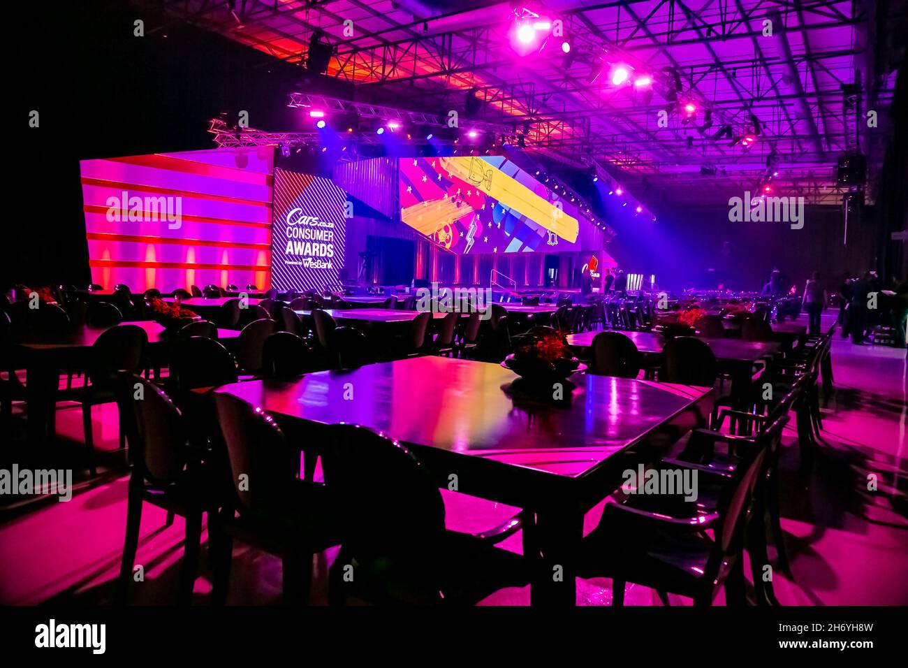 JOHANNESBURG, SOUTH AFRICA - Oct 22, 2021: A view of a Stage and ...
