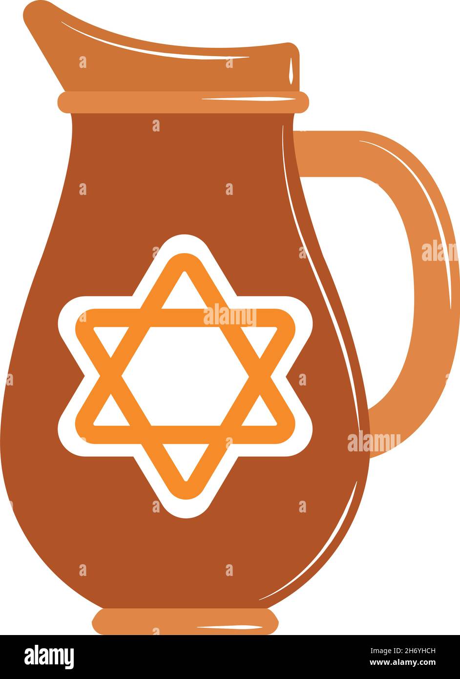 jewish jar with star Stock Vector Image & Art - Alamy