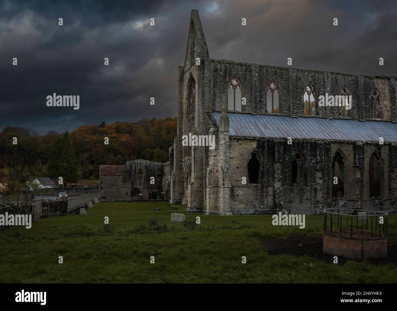 Tintern autumn trees hi-res stock photography and images - Alamy