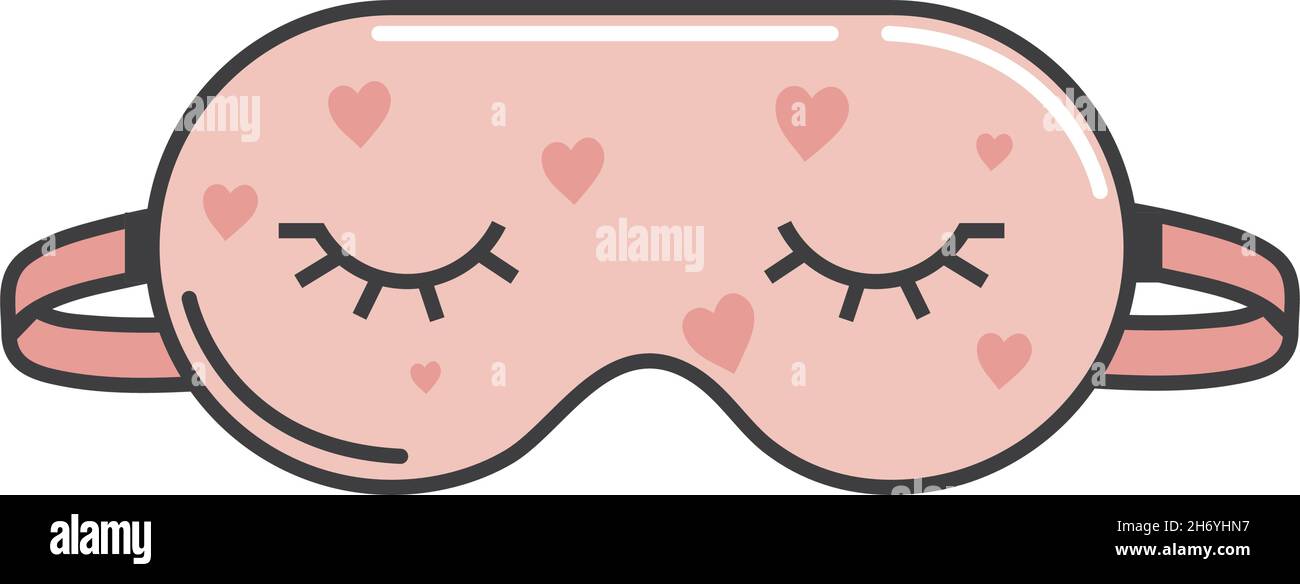 sleep mask eyes Stock Vector Image & Art - Alamy