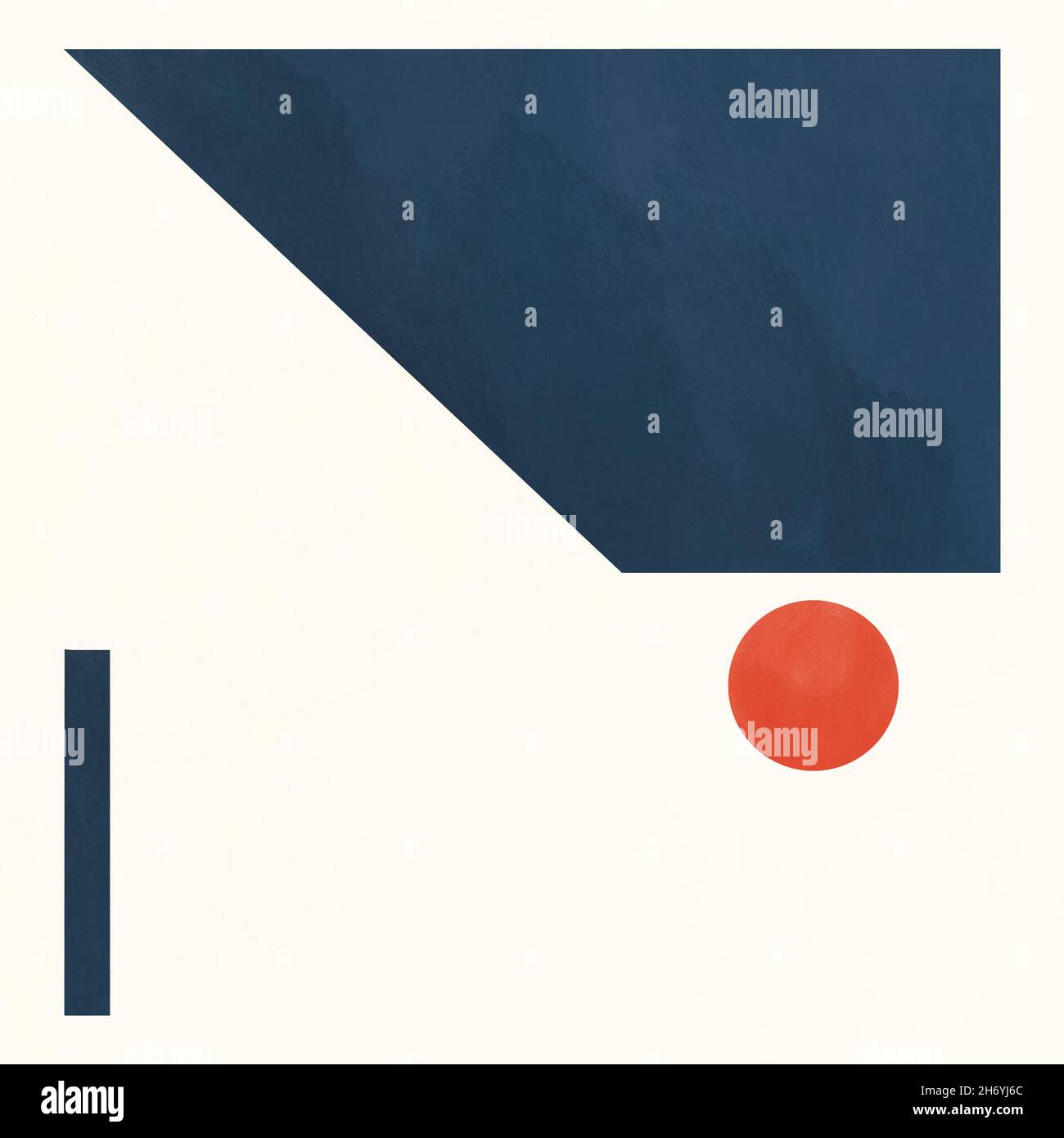 Inventive textured simple abstract shapes. copy space for text ...