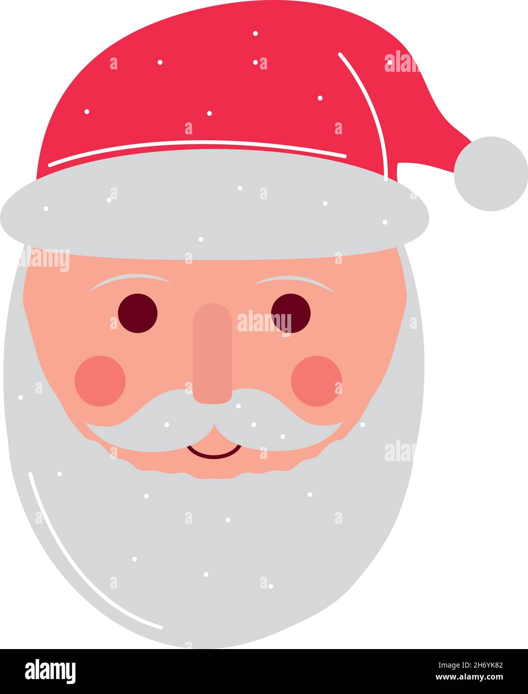christmas santa face Stock Vector Image & Art - Alamy