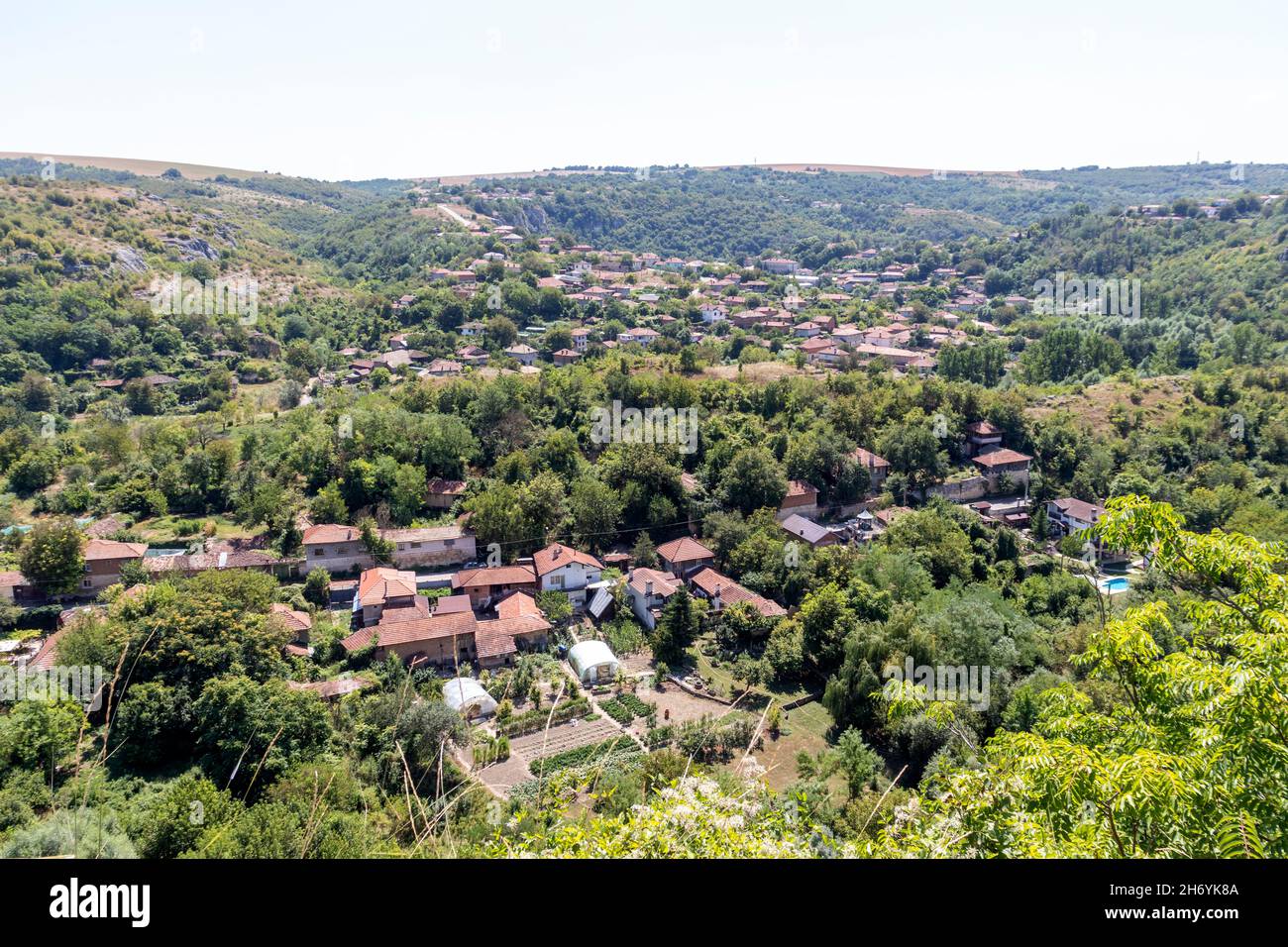 Ruins of medieval fortificated city of Cherven from period of Second ...