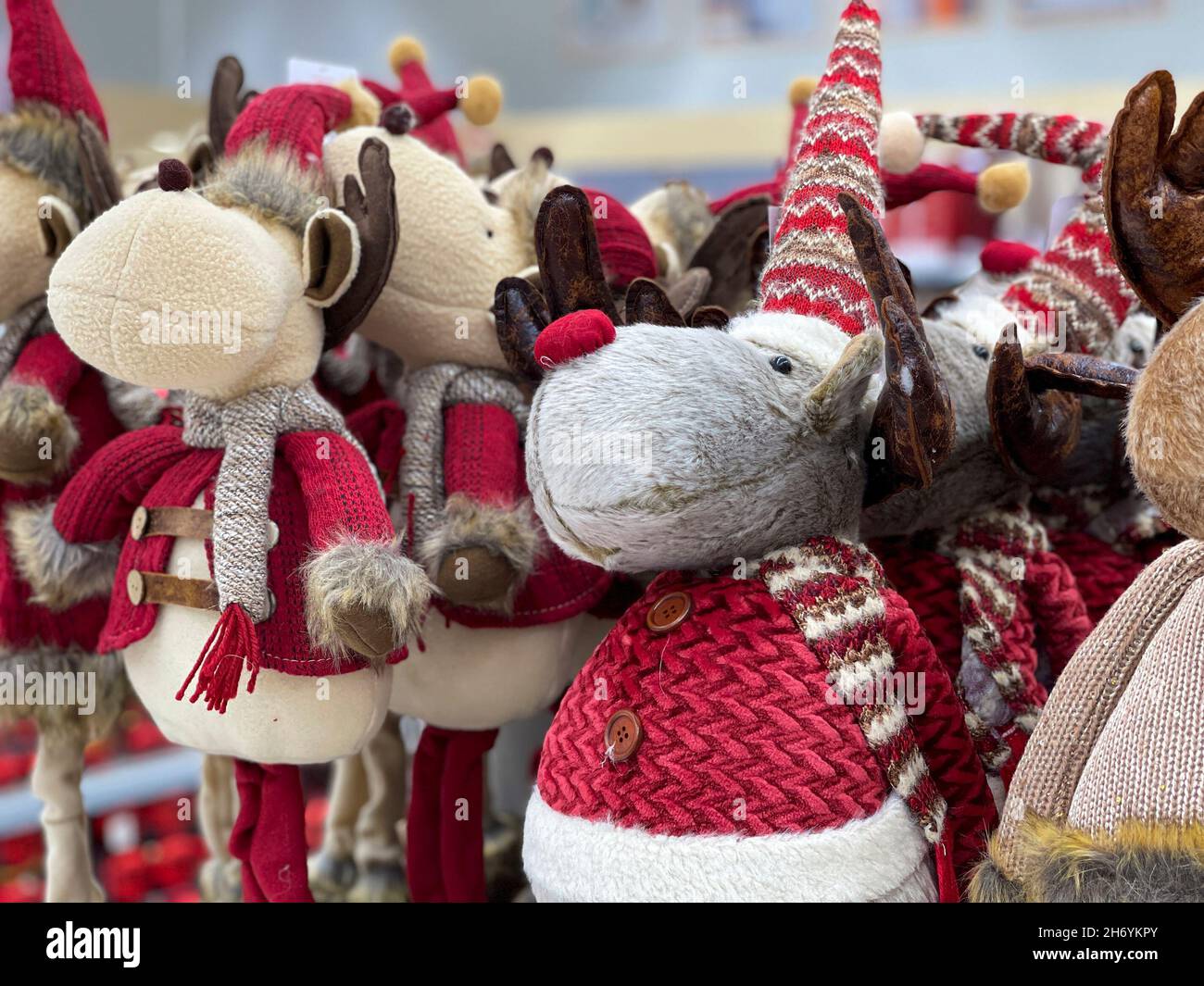 Beautiful decorated store fronts and store shelfs with traditional ...