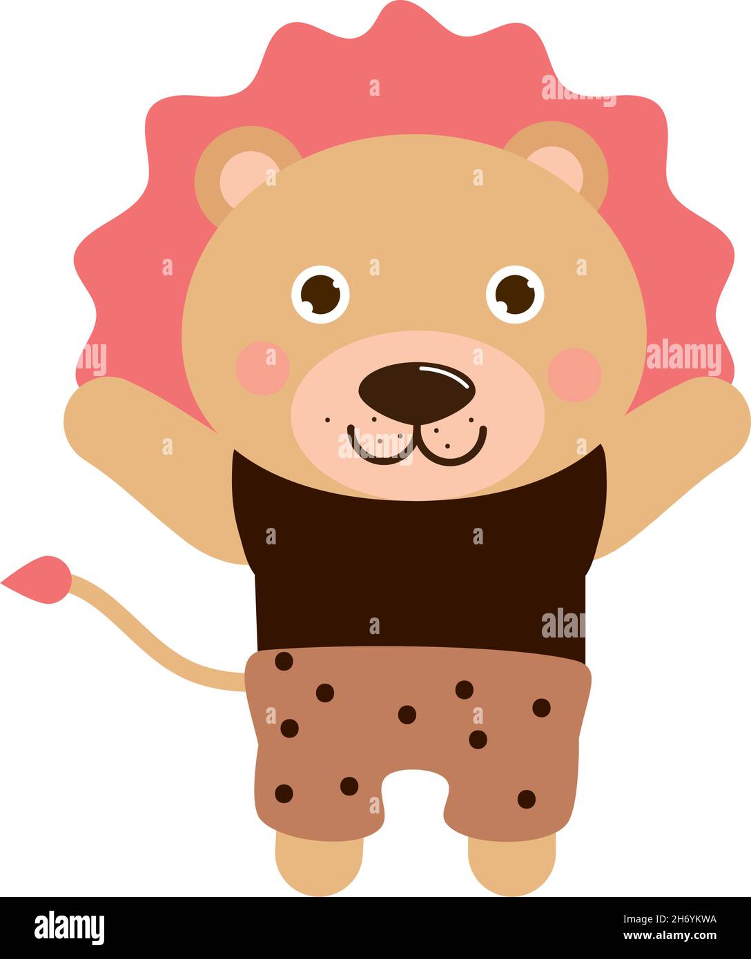 Lion cub baby cute Stock Vector Images - Alamy