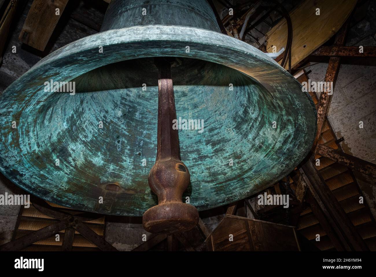 Inside a belfry hi-res stock photography and images - Alamy