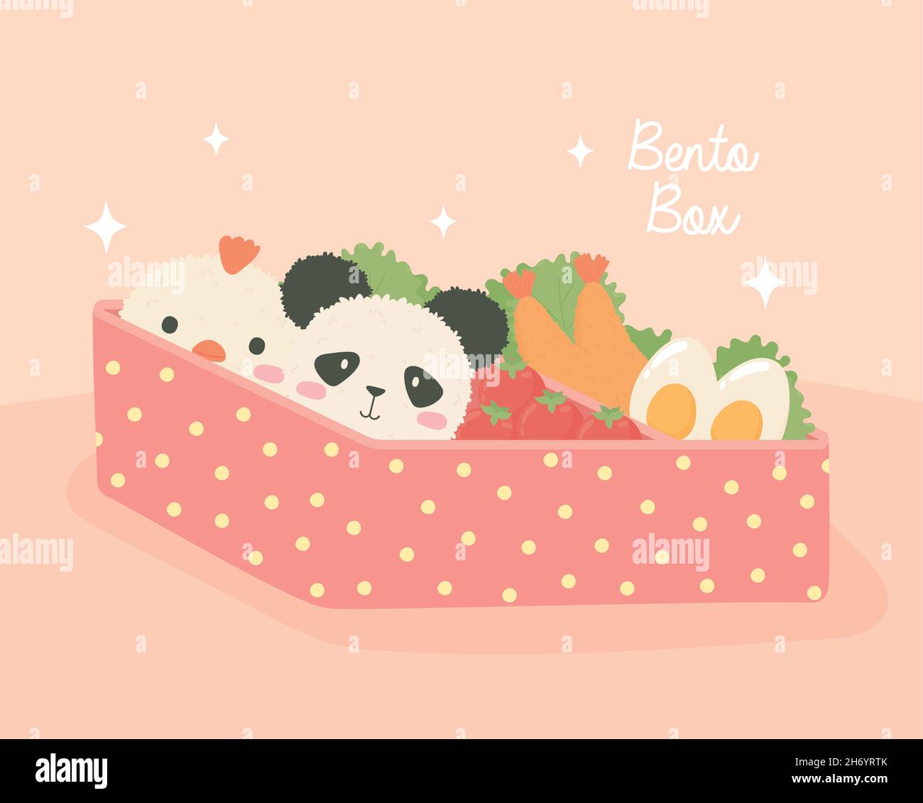 cartoon bento box food Stock Vector Image & Art - Alamy