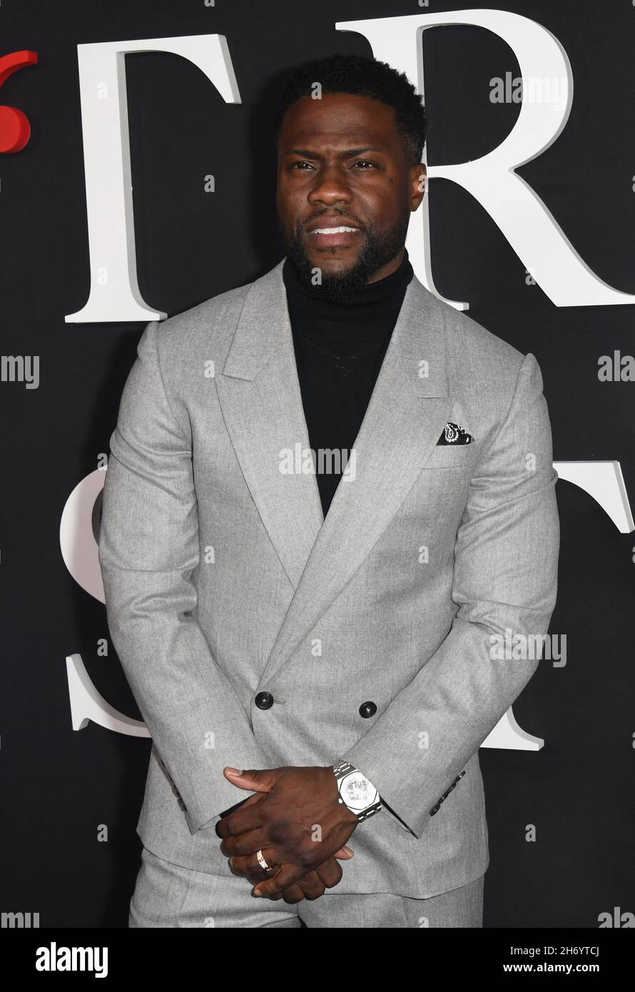 New York, NY, USA. 18th Nov, 2021. Kevin Hart at the Netflix screening ...