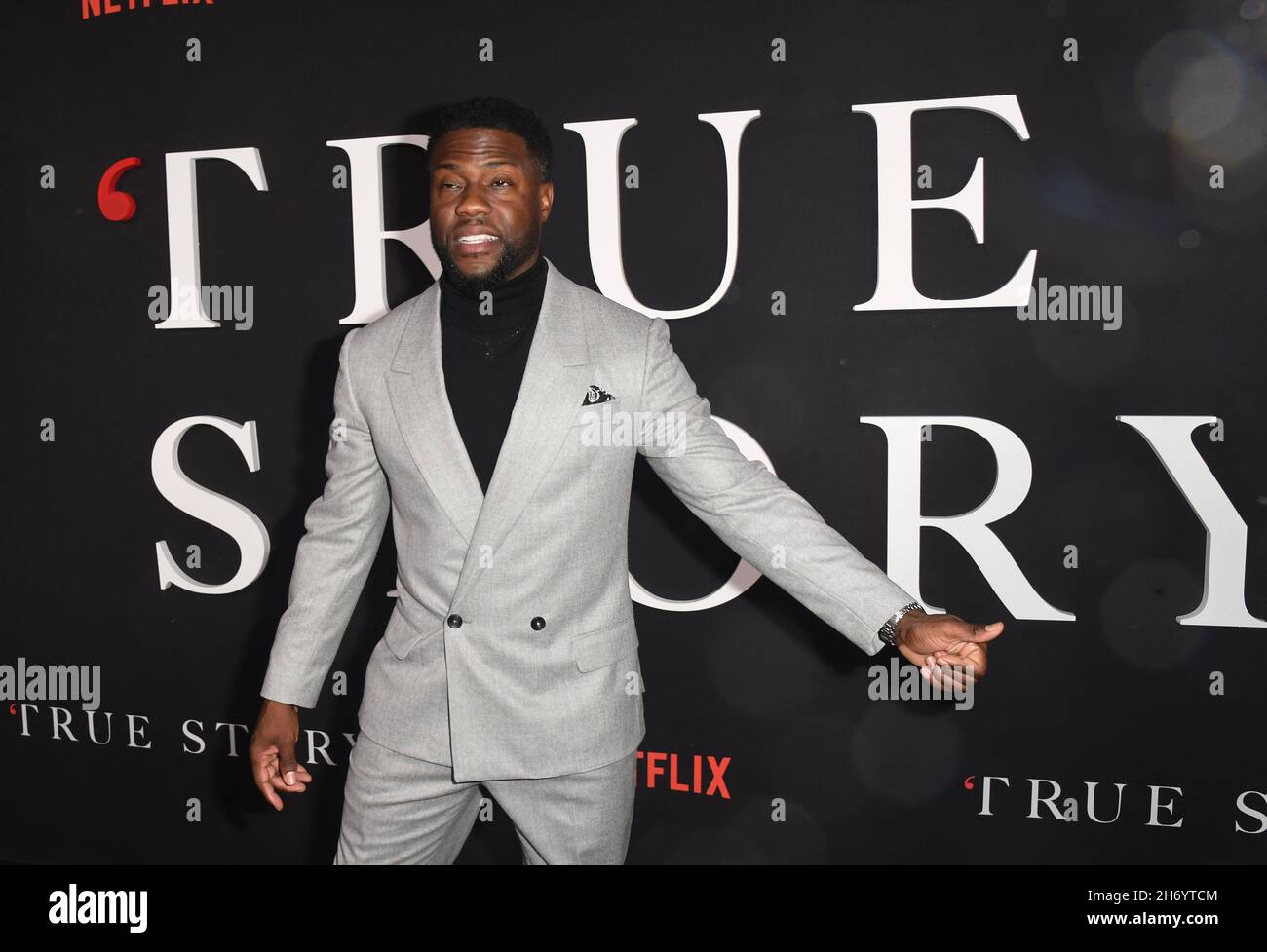 New York, NY, USA. 18th Nov, 2021. Kevin Hart at the Netflix screening ...