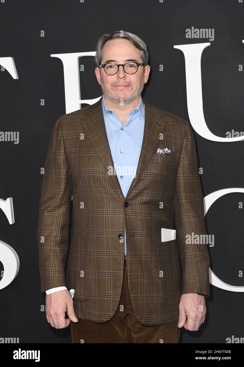 New York, NY, USA. 18th Nov, 2021. Matthew Broderick at the Netflix ...