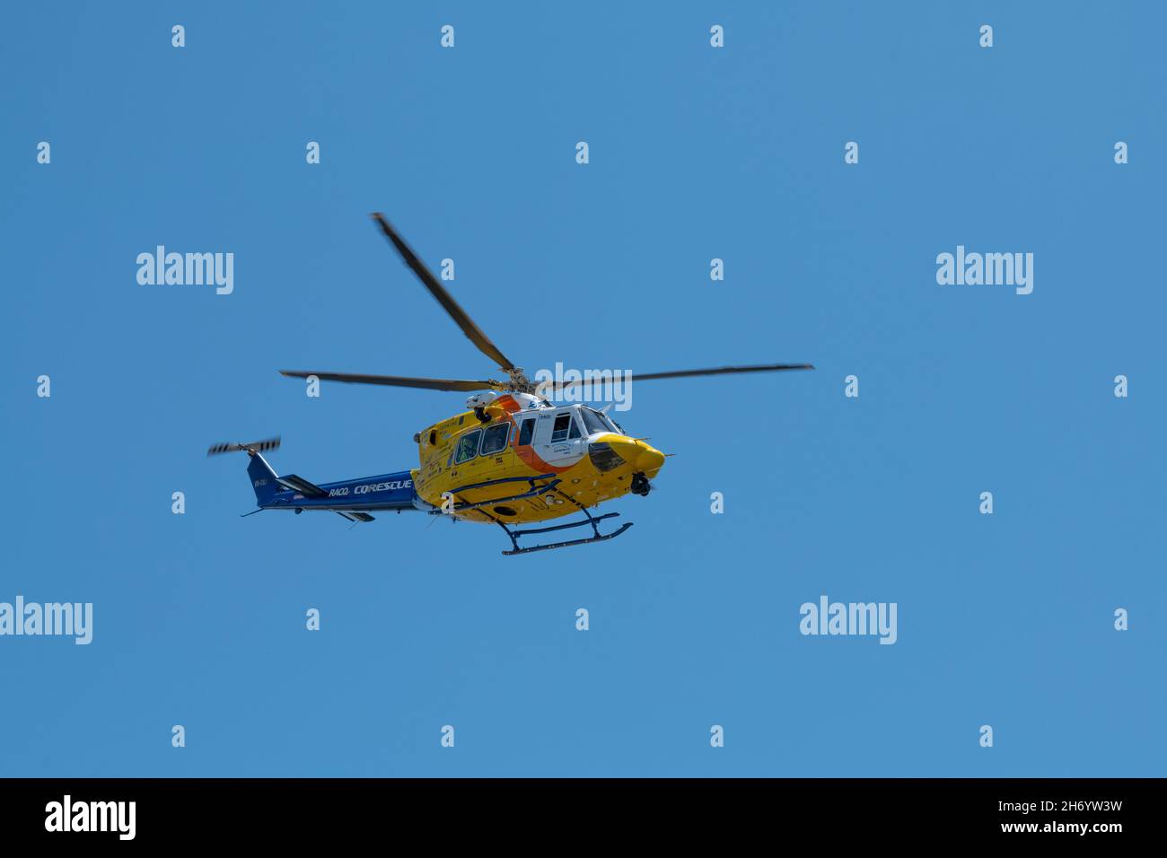 CQ Rescue Helicopter taking off from Mackay Base Hospital in Mackay ...