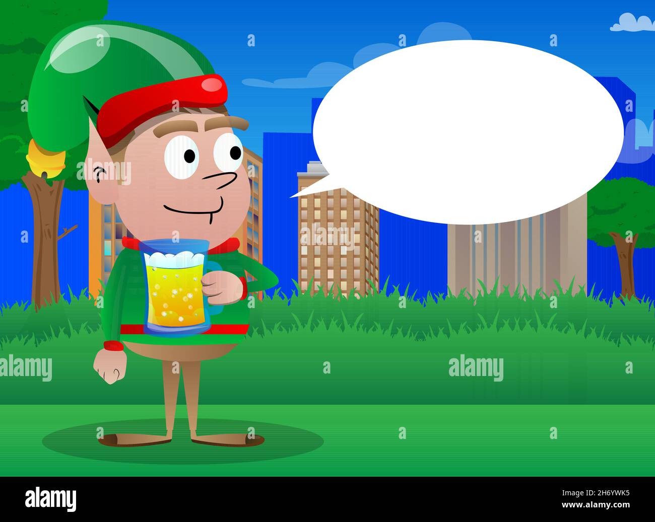 Elf drinking beer hi-res stock photography and images - Alamy