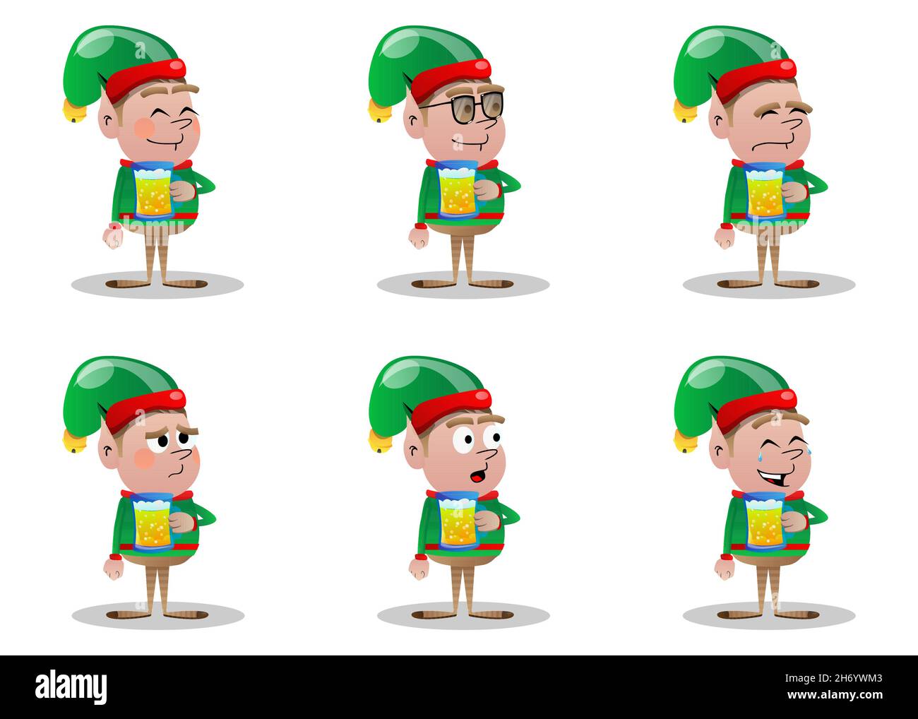 Drinking Elves Cartoon