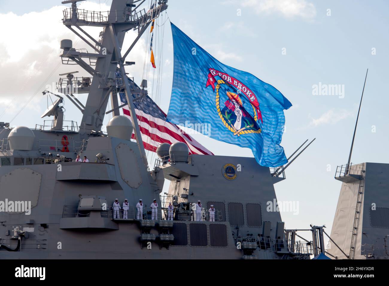 The U.S. Navy's newest guided-missile destroyer, the future USS Daniel ...