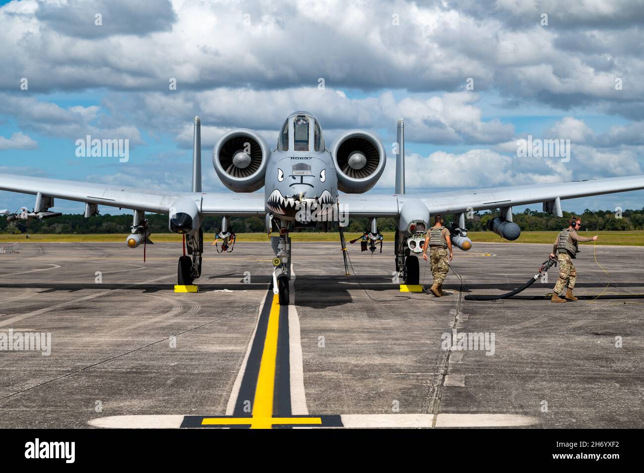 U.S. Air Force Airmen assigned to the 23rd Wing complete an integrated ...