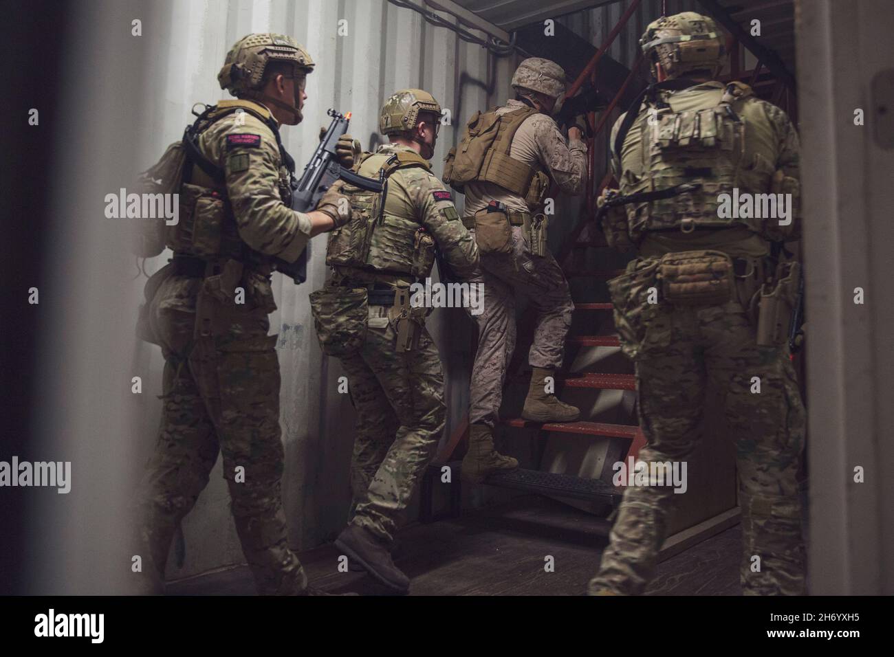 NAVAL SUPPORT ACTIVITY BAHRAIN (Nov. 17, 2021) – Royal Marines assigned ...