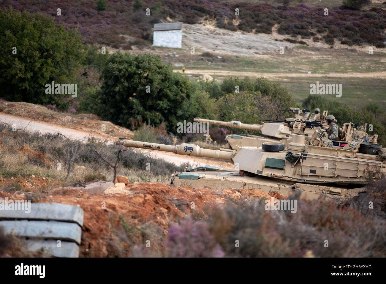 Soldiers with Charlie Company “Bandidos,” 1st Infantry Regiment, 1st ...