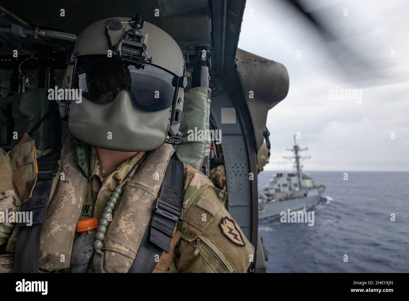 U.S. Army Spc. Brandon Richardson, a UH-60 helicopter repairer with 2nd ...