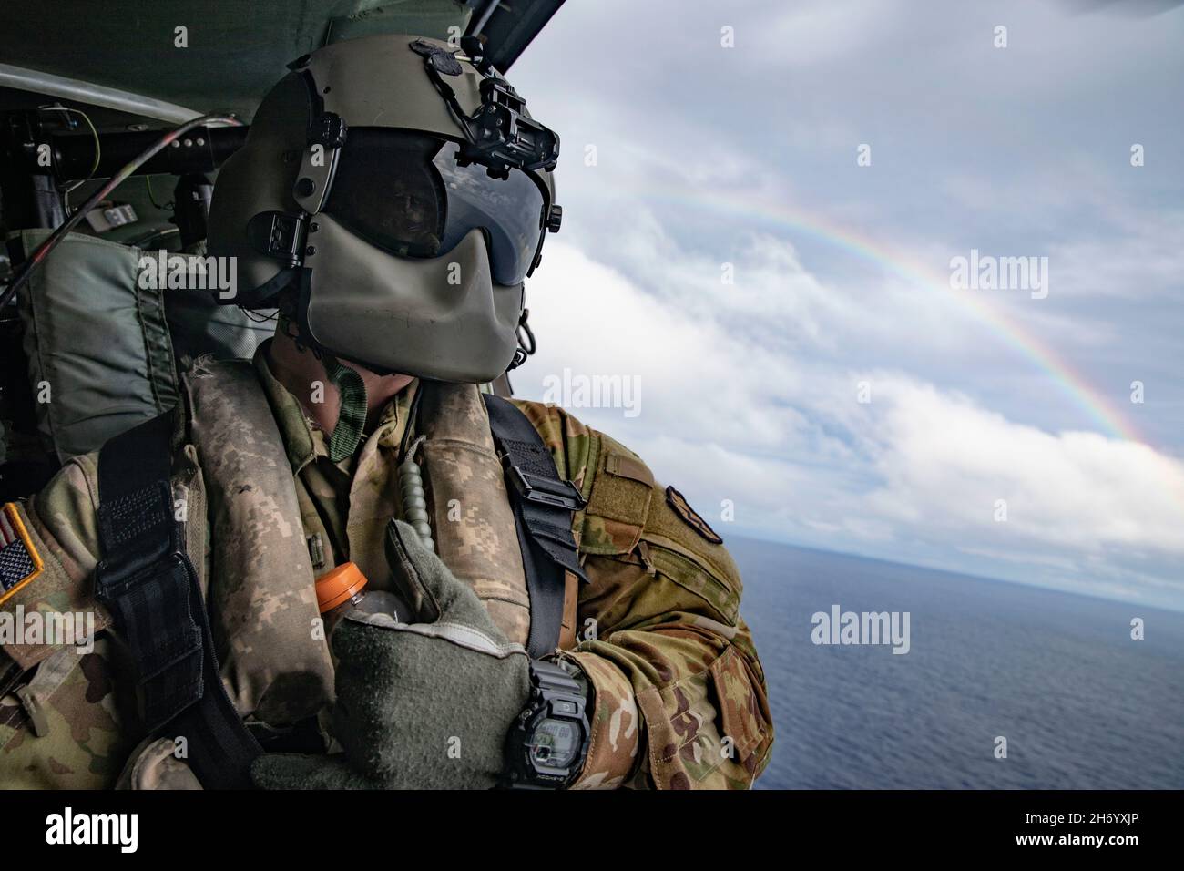 U.S. Army Spc. Brandon Richardson, a UH-60 helicopter repairer with 2nd ...