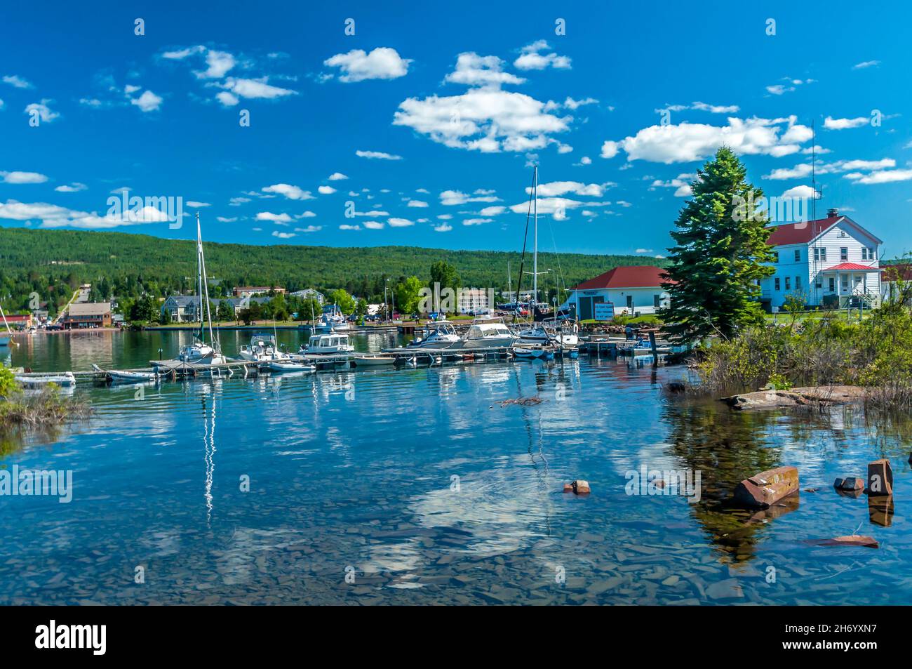 U.S. Coast Guard Station of North Superior at Grand Marais, Minnesota ...
