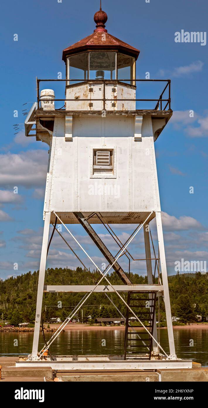 Grand Marais Lighthouse Stock Photo - Alamy