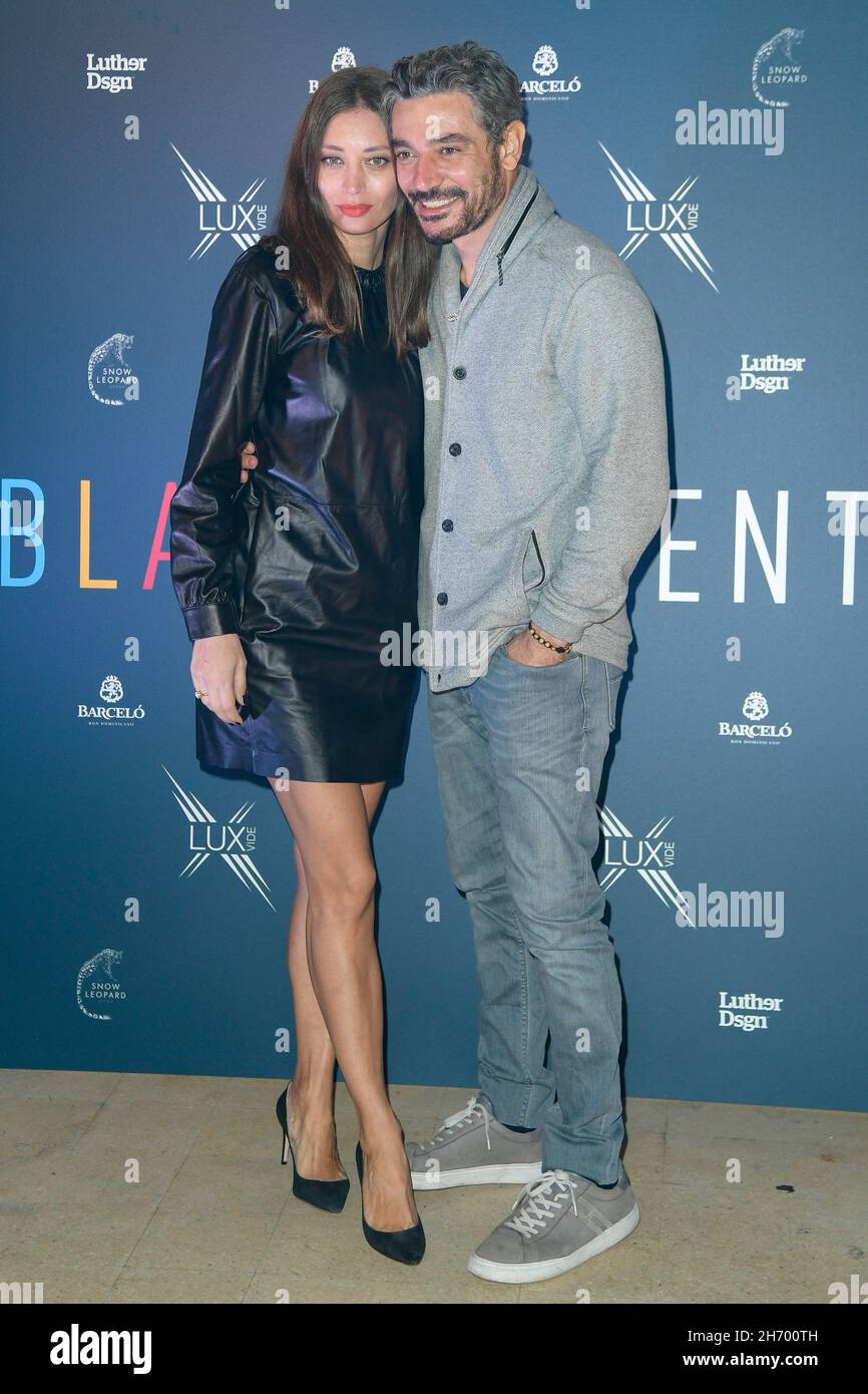 Margareth Madè (L), and Giuseppe Zeno (R) attend the launch party of ...