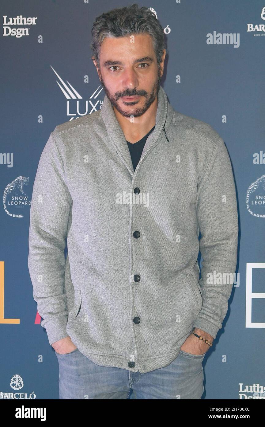 Rome, Italy. 18th Nov, 2021. Giuseppe Zeno attends the launch party of ...