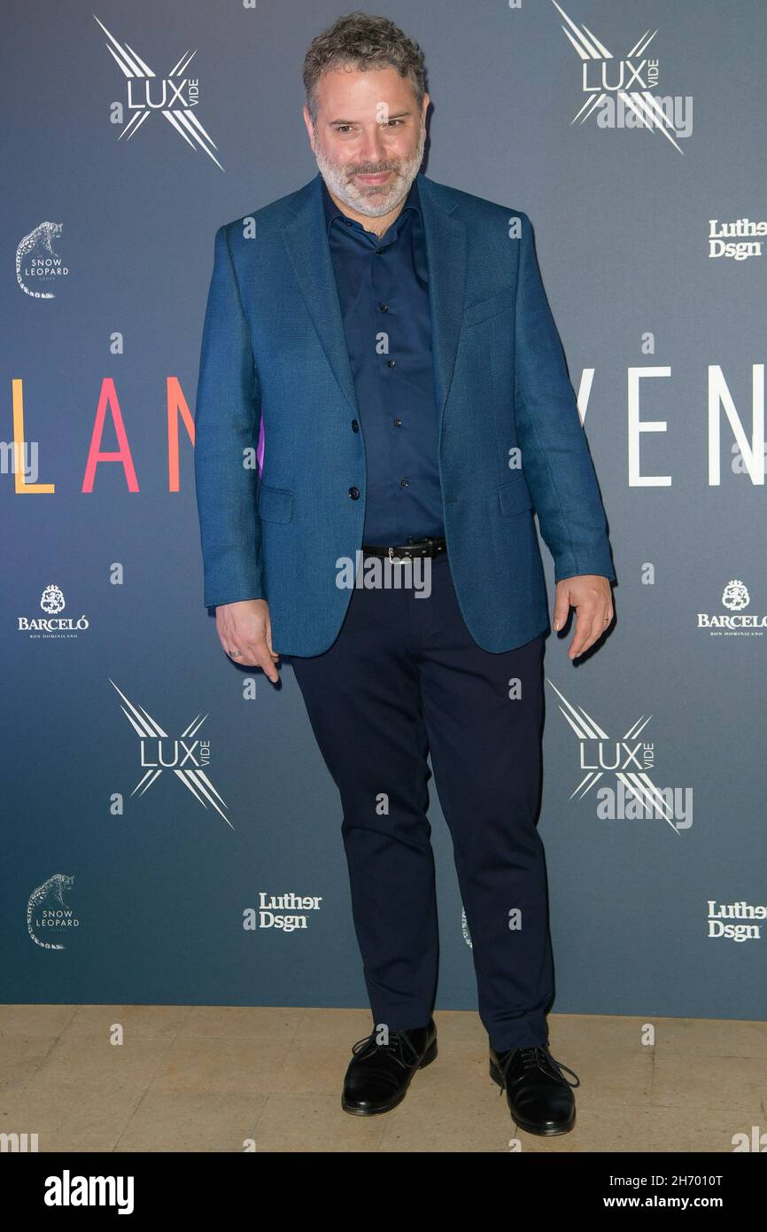 Enzo Paci attends the launch party of the TV series Blanca at the River ...