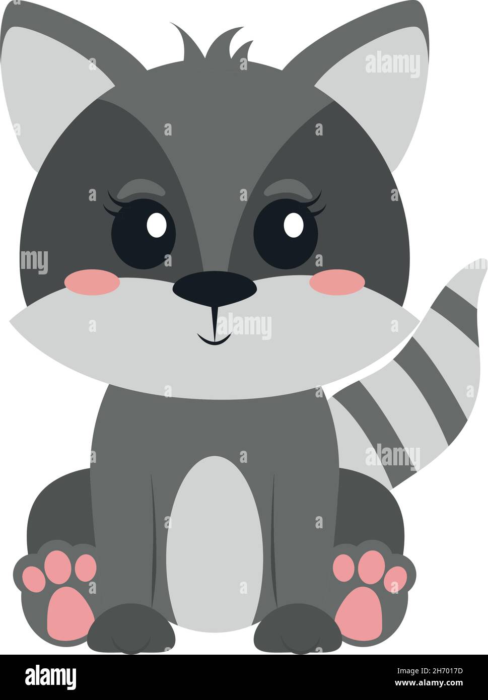 cute raccoon cartoon Stock Vector Image & Art - Alamy