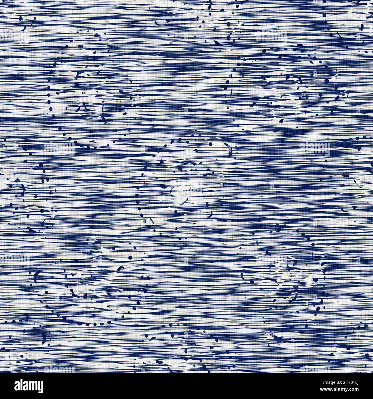 Indigo dyed fabric random flecks pattern texture. Seamless textile ...