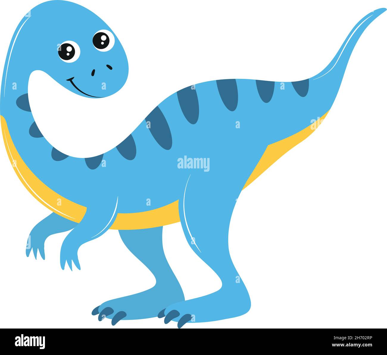 blue little velociraptor Stock Vector Image & Art - Alamy