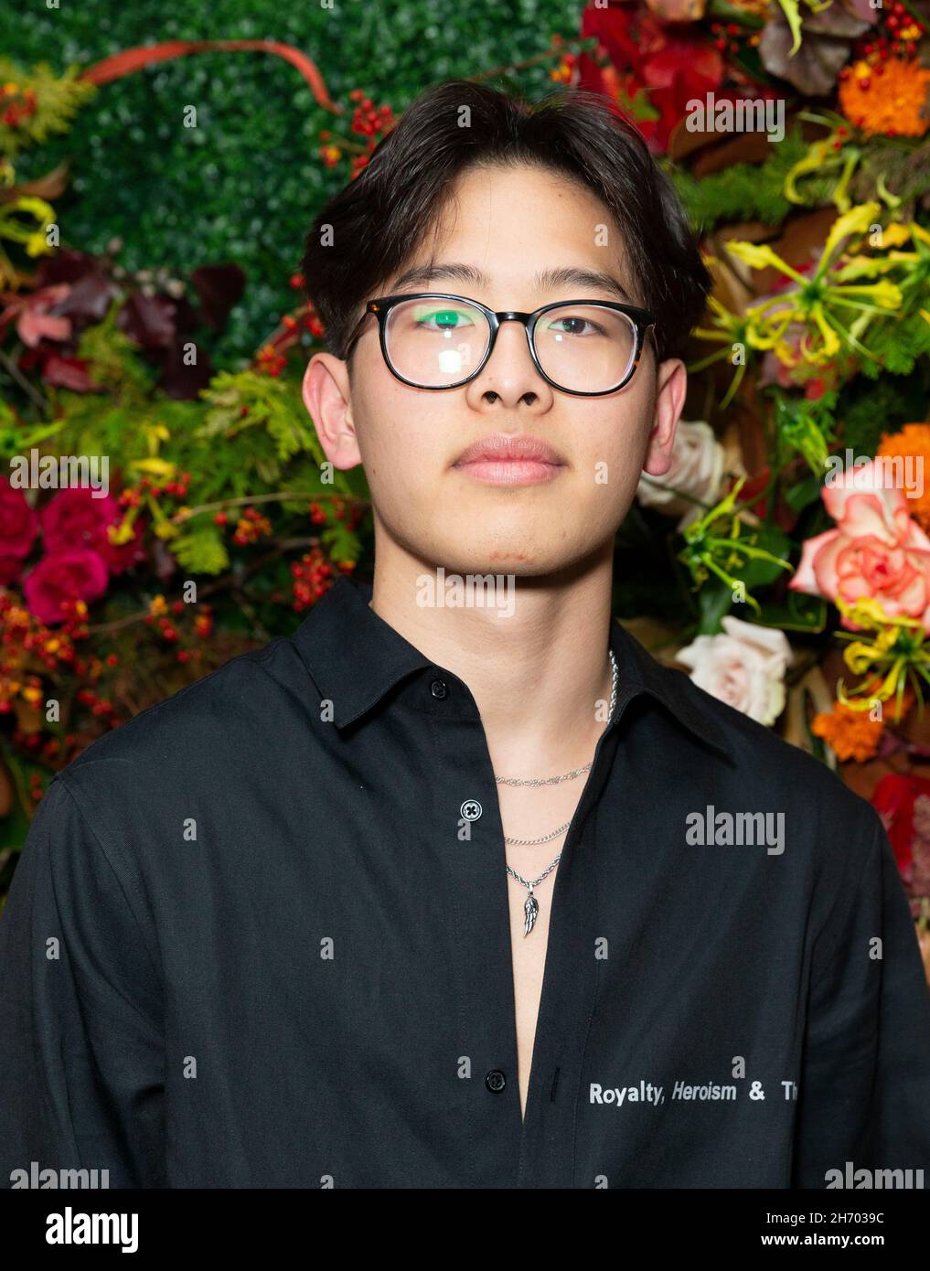 New York, NY - November 18, 2021: Elliot Choy attends launch of part 2 ...