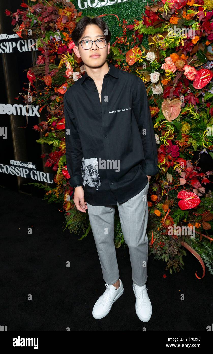 New York, NY - November 18, 2021: Elliot Choy attends launch of part 2 ...