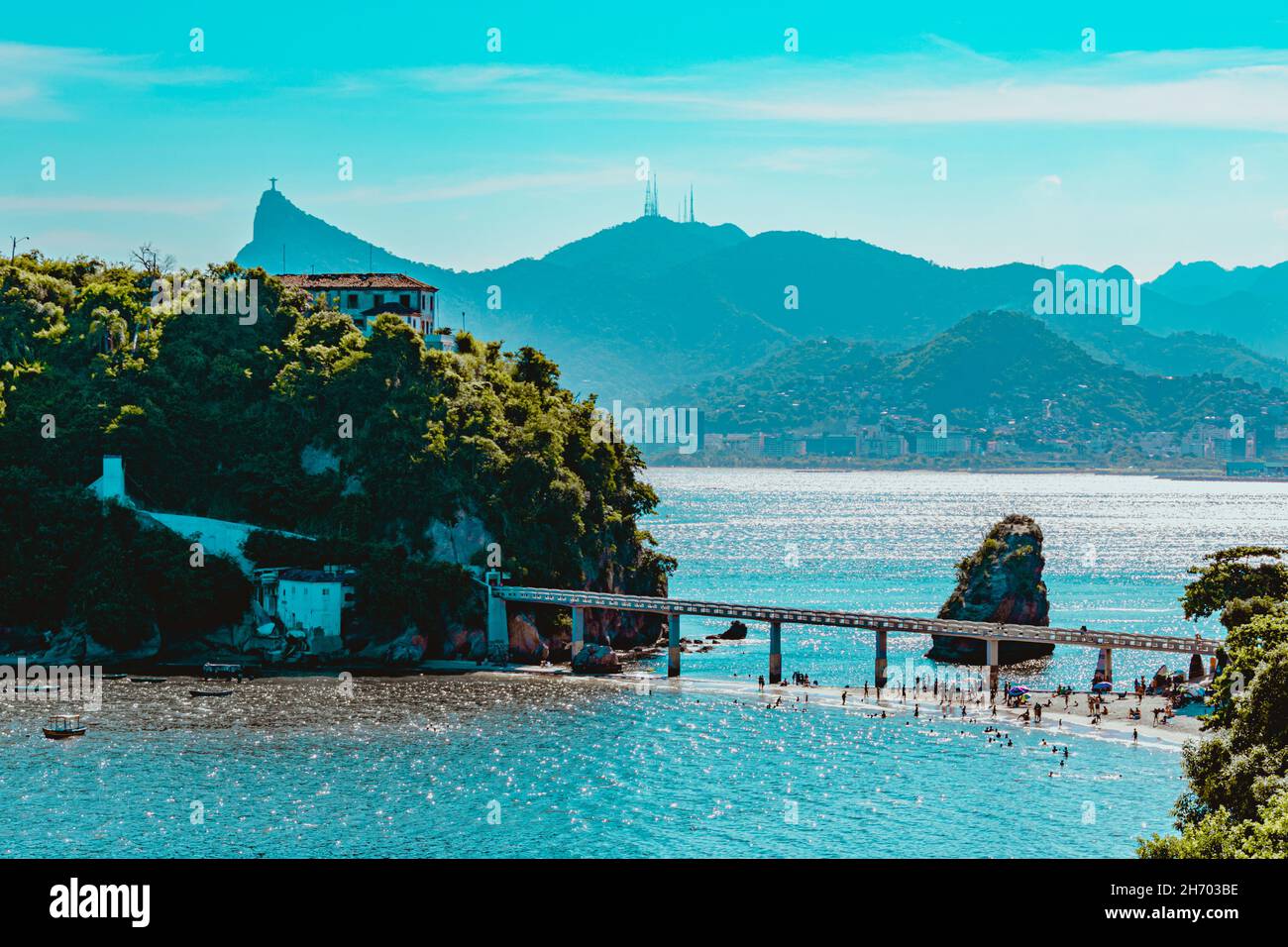Rio de Janeiro, Brazil - CIRCA 2021: Coastal region of ocean beach ...