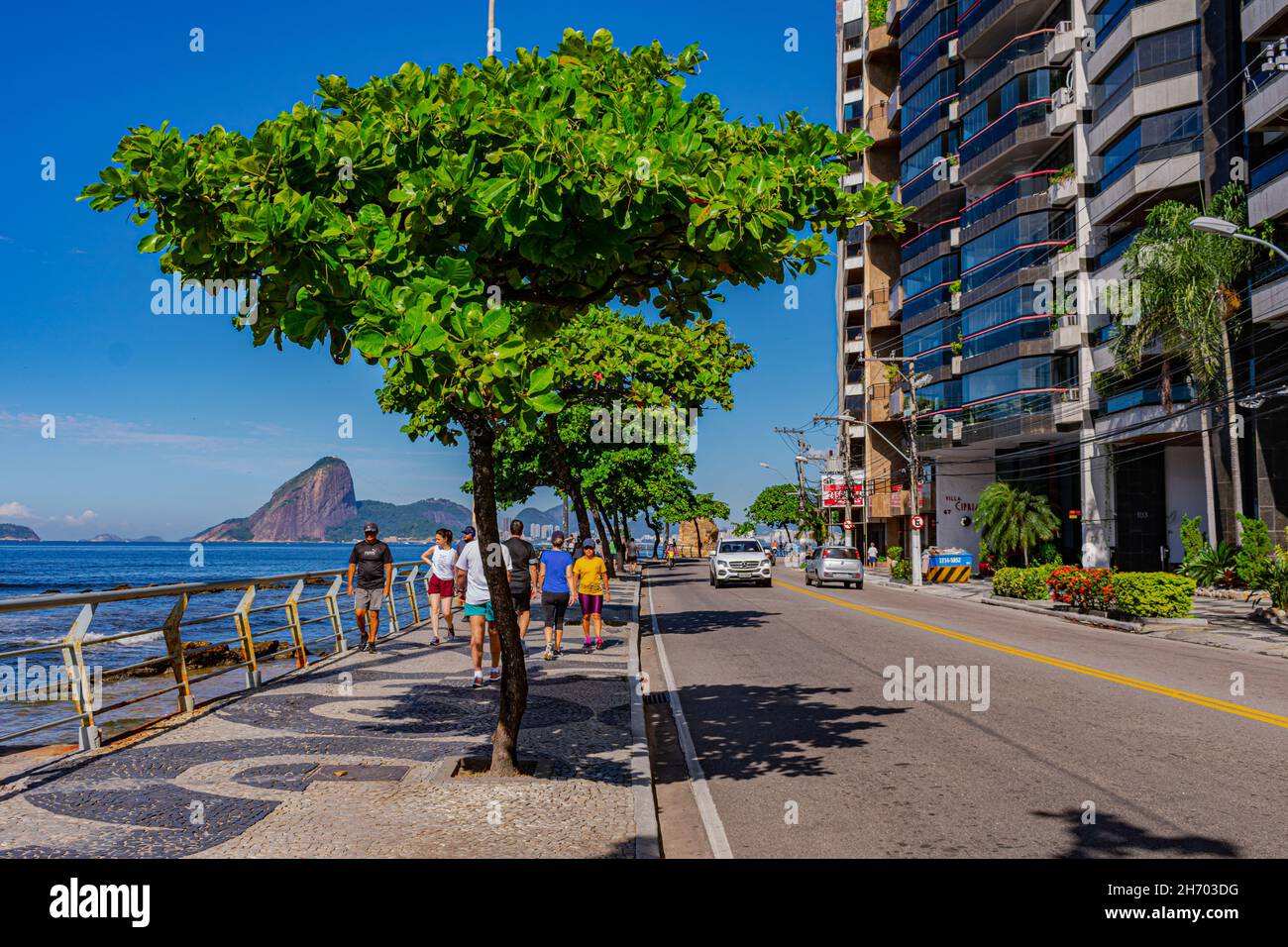 Rio de Janeiro, Brazil - CIRCA 2021: Coastal region of ocean beach ...