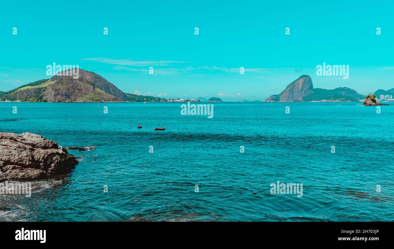 Rio de Janeiro, Brazil - CIRCA 2021: Coastal region of ocean beach ...