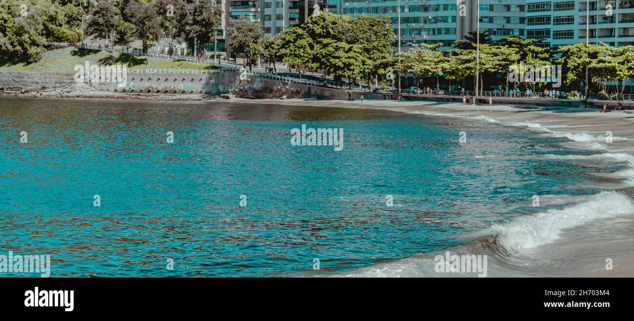 Rio de Janeiro, Brazil - CIRCA 2021: Coastal region of ocean beach ...