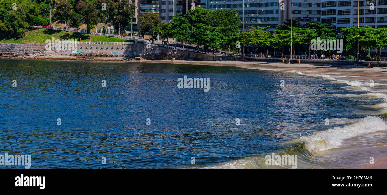 Rio de Janeiro, Brazil - CIRCA 2021: Coastal region of ocean beach ...