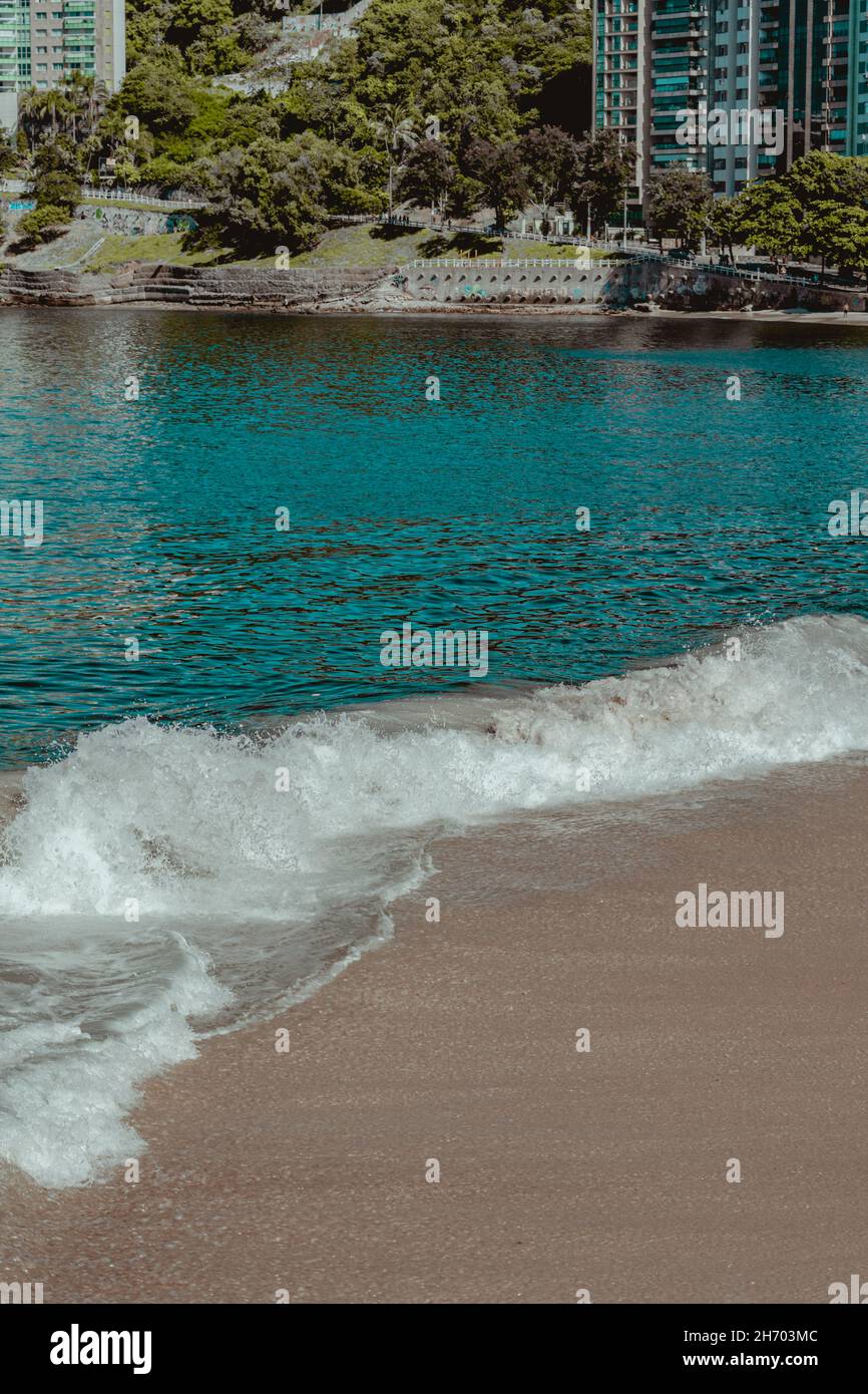 Rio de Janeiro, Brazil - CIRCA 2021: Coastal region of ocean beach ...
