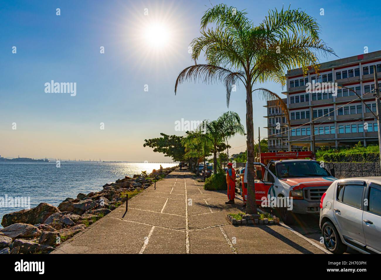Rio de Janeiro, Brazil - CIRCA 2021: Coastal region of ocean beach ...