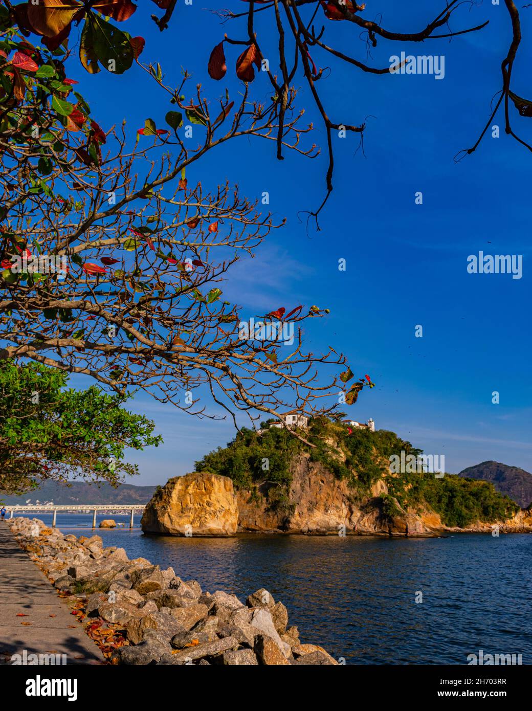 Rio de Janeiro, Brazil - CIRCA 2021: Coastal region of ocean beach ...