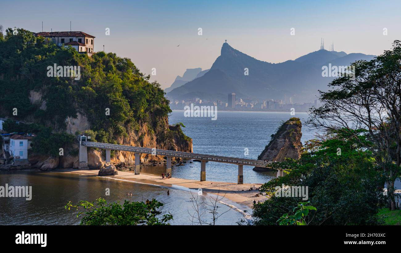 Rio de Janeiro, Brazil - CIRCA 2021: Coastal region of ocean beach ...