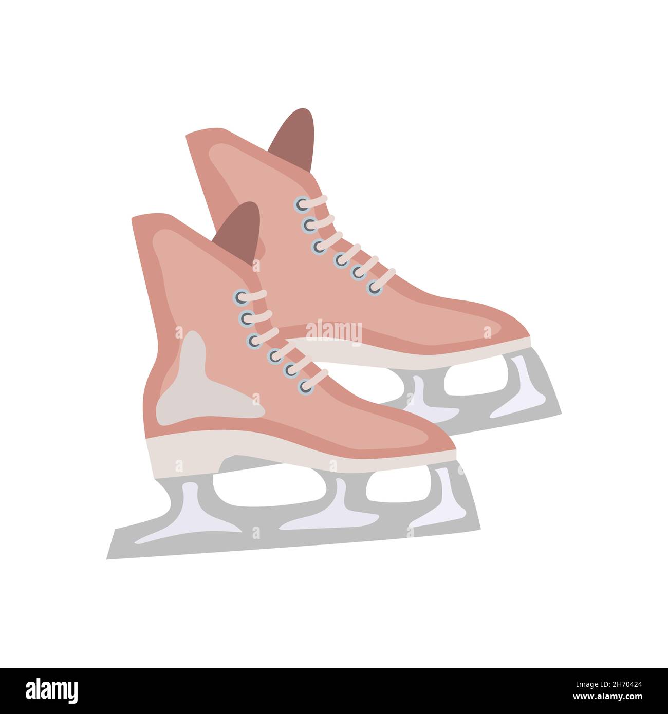 Ice skate icon With flat design Vector illustration Stock Vector Image ...