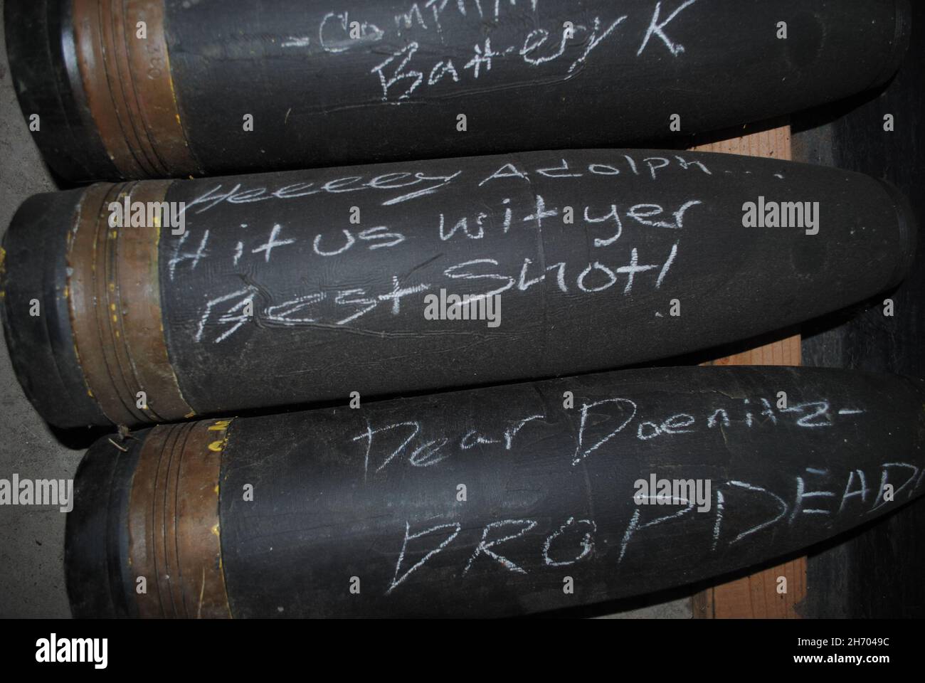 Old misles from World War II Stock Photo - Alamy