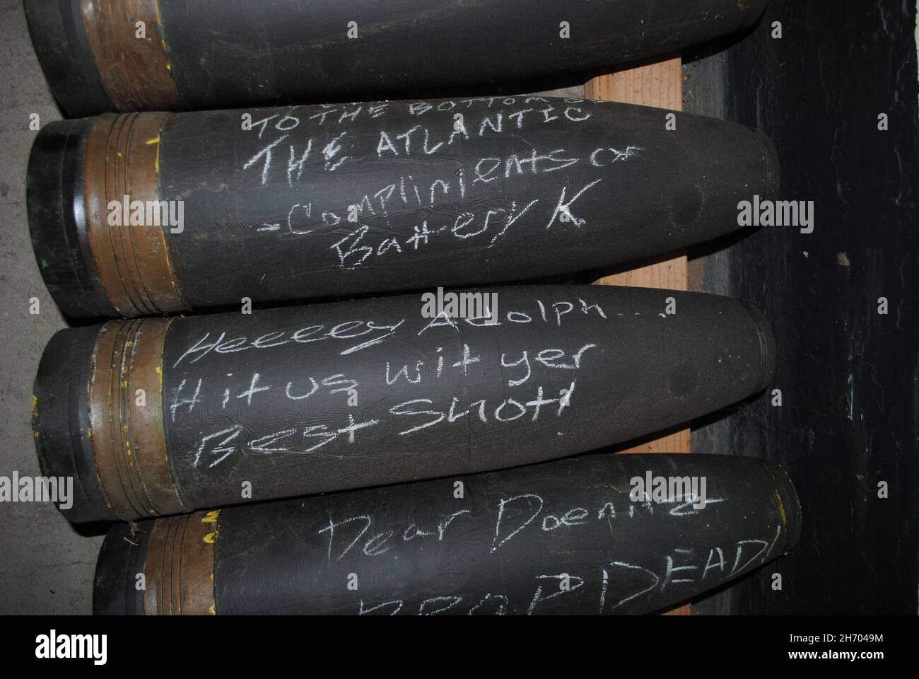 Old misles from World War II Stock Photo - Alamy