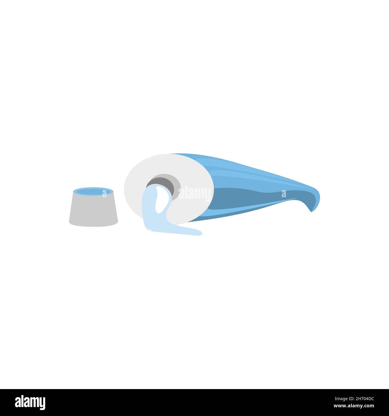 Toothpaste tube, dental care concept, vector illustration Stock Vector ...