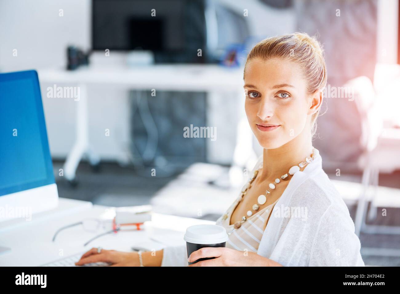 Elegant office worker Stock Photo - Alamy