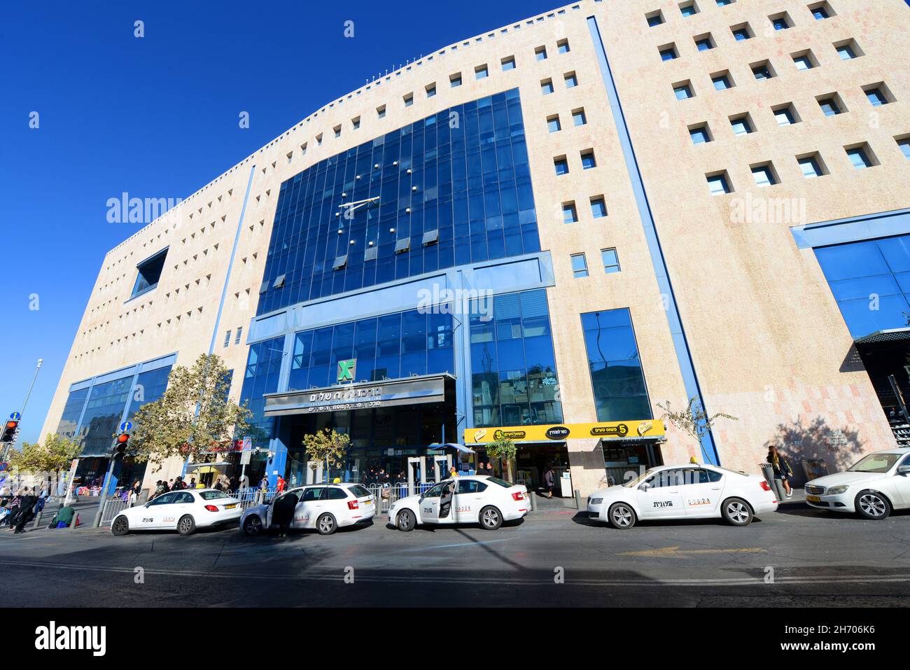 The central bus station of Jerusalem, Israel Stock Photo - Alamy